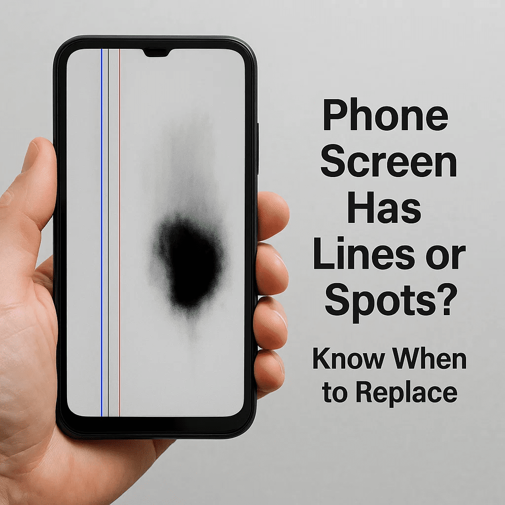 Phone Screen Has Lines or Spots? Know When to Replace