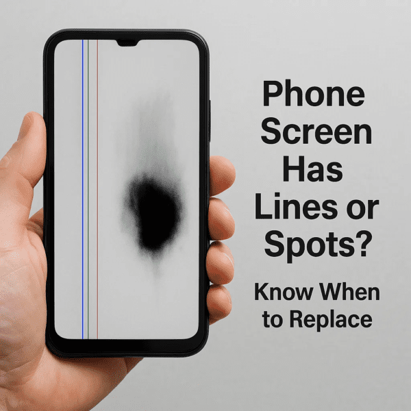 Phone Screen Has Lines or Spots? Know When to Replace