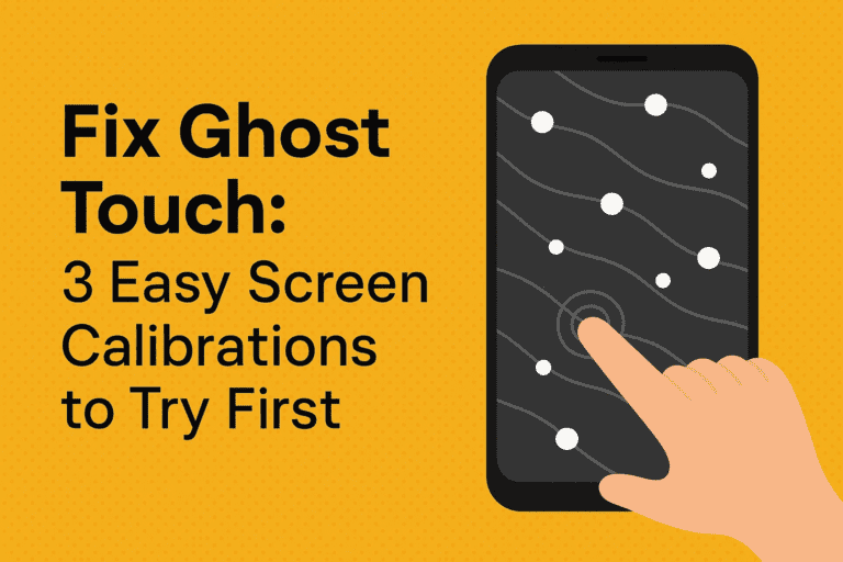 Fix Ghost Touch: 3 Easy Screen Calibrations to Try First