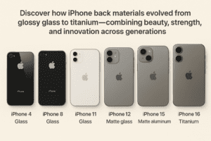 From Glass to Titanium: iPhone Back Cover Evolution